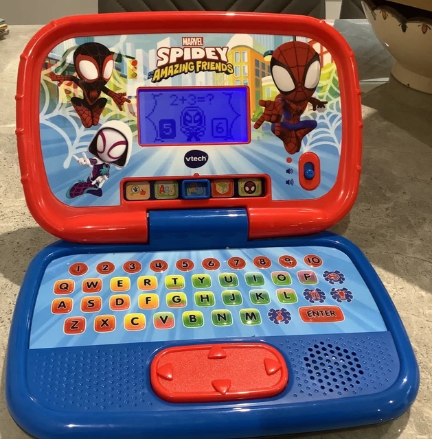 VTECH SPIDEY AND His Amazing Friends Learning Laptop 5 topics, 2 to 5 ...