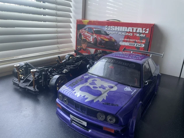 1/10 SHIBATA GRK Drift RC Car, Brushless Motor &ESC,GYRO BMW Body Shell ...