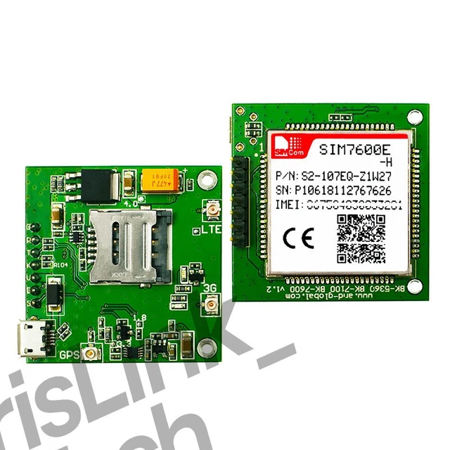 SIM7600E-H HIGH SPEED LTE Breakout board 4G module B1 B3 B5 B38 CAT4 in ...