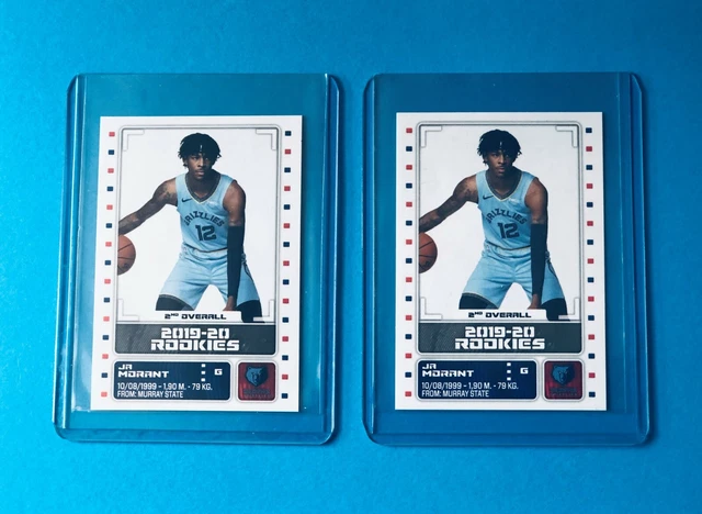 PANINI NBA 2019 Ja Morant Rookie #444 Menphis Grizzlies Team lot x2 EUR ...