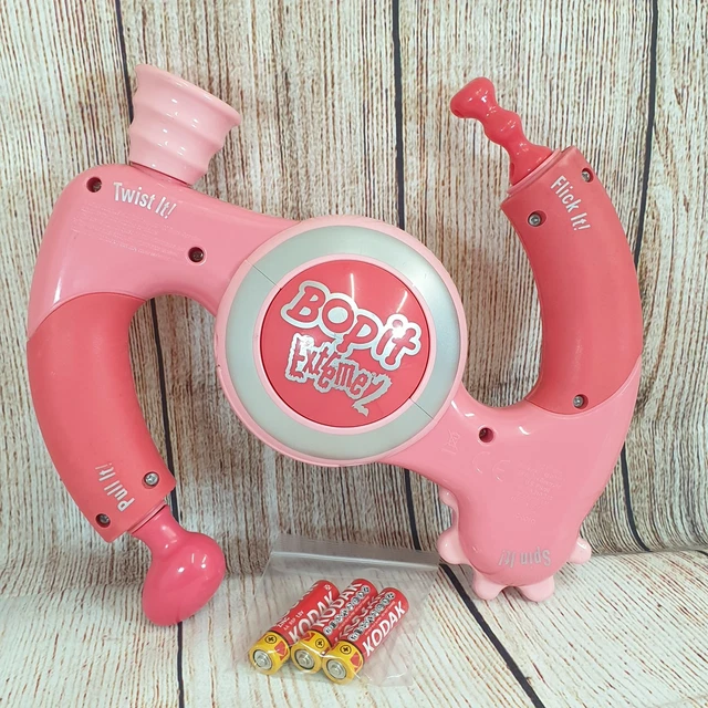 HASBRO BOP IT Extreme 2 Electronic Game In Hot Pink Edition Hasbro Bop ...