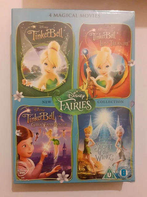 TINKERBELL FOUR FILM Collection Disney DVD Box Set (W) £16.15 - PicClick UK
