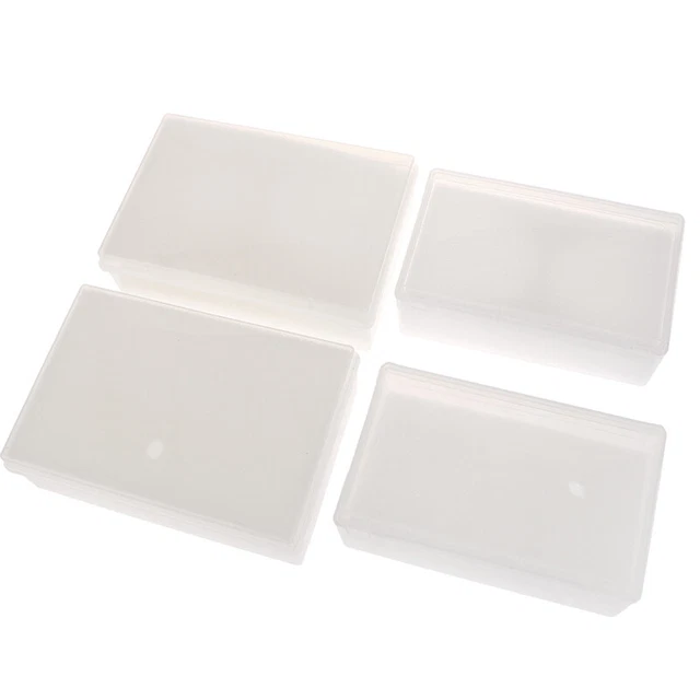 PLASTIC DENTAL DENTURE Tooth Storage Cases Implant Boxes with Sponge ...