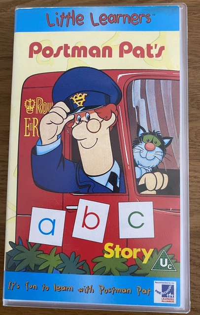 POSTMAN PAT VHS ABC Story Video 1990 LIttle Learners Childrens TESTED ...