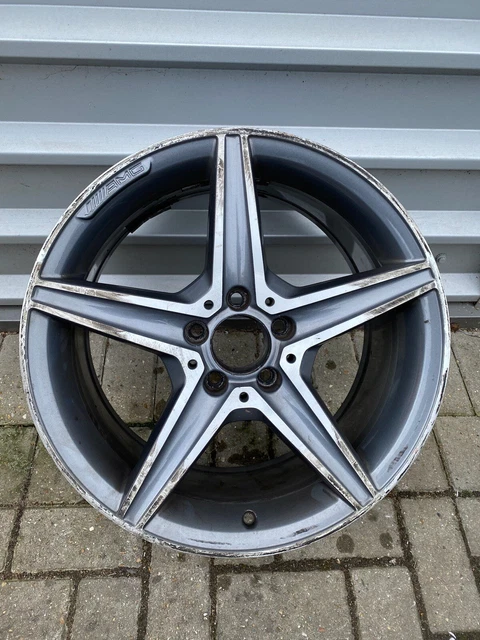 1X GENUINE MERCEDES-BENZ W205 C-Class 18” AMG Alloy Wheel Rim 8.5J ...