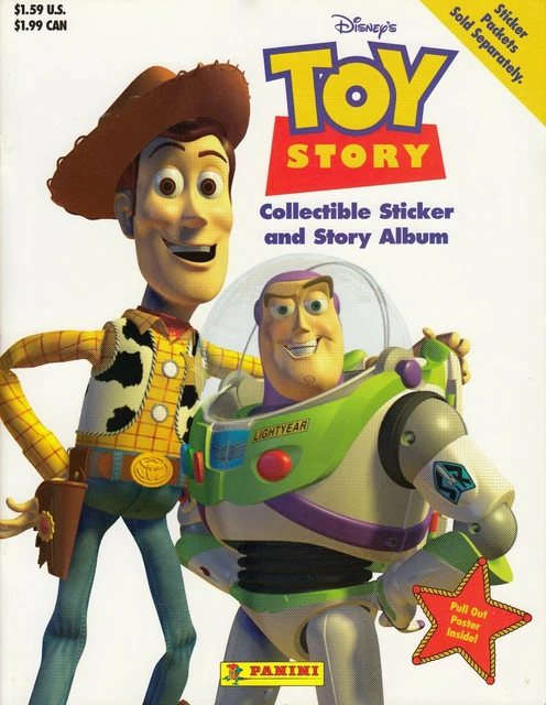 TOY STORY SERIES 2 1996 Panini Sticker Album - Stickers Not Included £6 ...