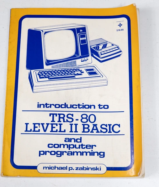 VINTAGE INTRODUCTION TO TRS-80 Level II BASIC and computer programming ...
