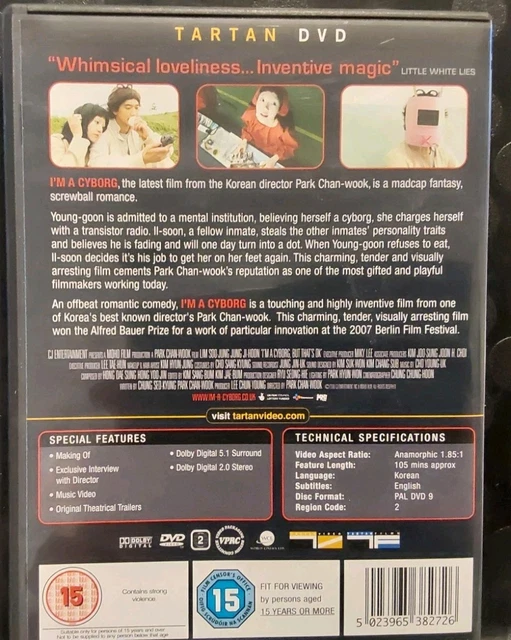 I'M A CYBORG (DVD, 2008) Park Chan-Wook Korean cinema £3.31 - PicClick UK