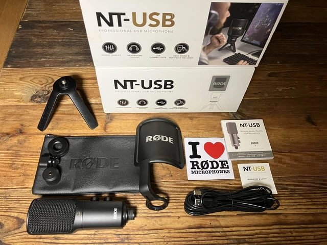 RODE NT-USB KONDENSATOR Mikrofon mit Original Verpackung EUR 59,00 ...