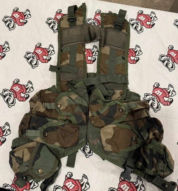 VTG US ARMY Tactical Enhanced Load Bearing Vest Lbv Vest, AIRSOFT ...