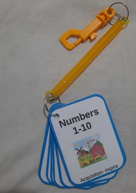 EYFS NUMBER FLASHCARDS 1-10 Childminder Teaching Resource Maths ...