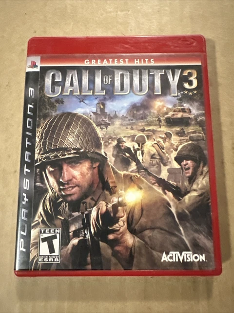 CALL OF DUTY 3 CiB With Manual For PlayStation 3 PS3 Tested Video Game ...