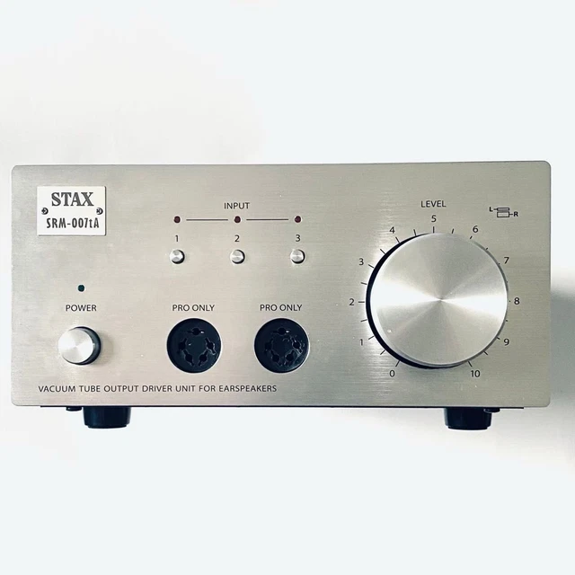 AMPLIFICATEUR CASQUE UNITÉ pilote tube à vide STAX/SRM-007tA très bon ...