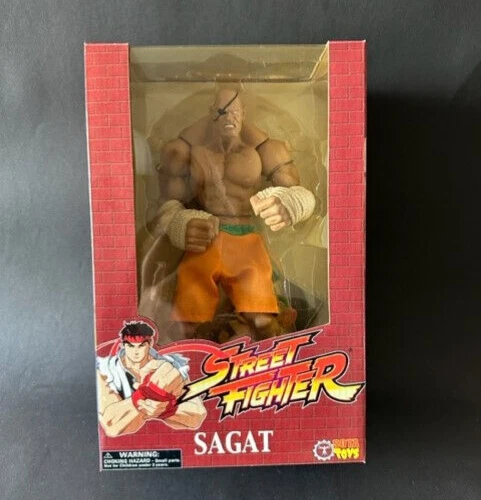 STREET FIGHTER SAGAT Orange Variant 25Cm Pvc Figure Ltd 7500 Sota Toys ...