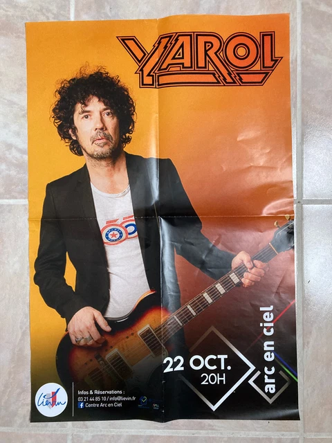 POSTER YAROL POUPAUD (Ex Guitariste De Johnny Hallyday) Liévin 22 ...