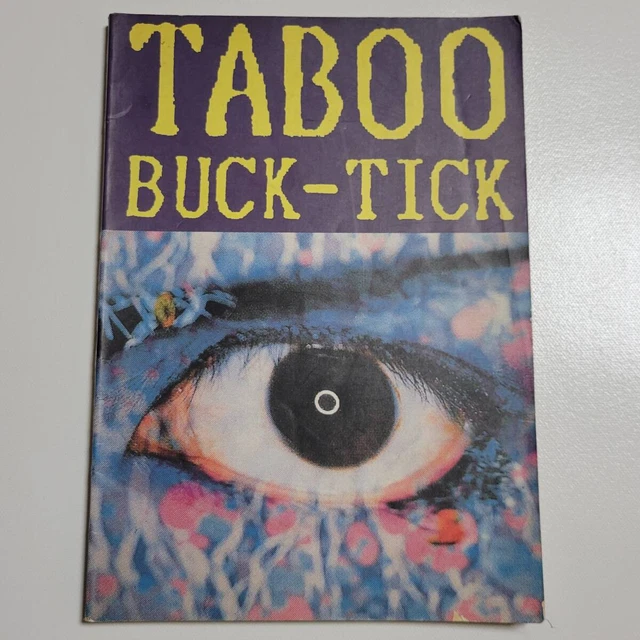 BUCK-TICK BAND SCORE Taboo Sheet Music Bucktick Sakurai Atsushi Guitar ...