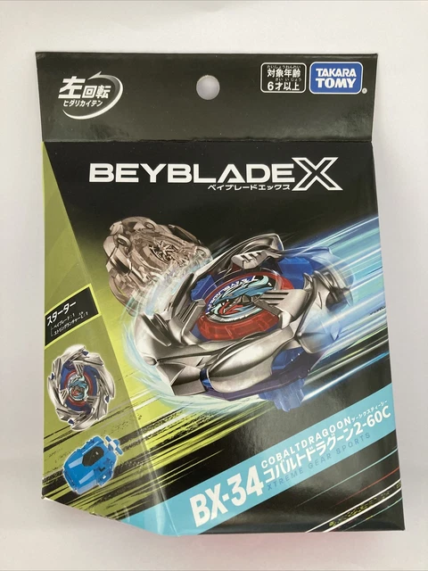 TAKARA TOMY BEYBLADE X BX-34 Cobalt Dragoon 2-60C EUR 35,94 - PicClick FR