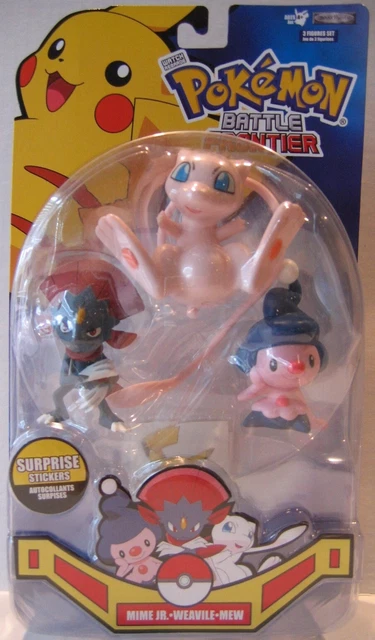 RETIRED POKEMON BATTLE FRONTIER Figures Set -Mime Jr Weavile Mew ...