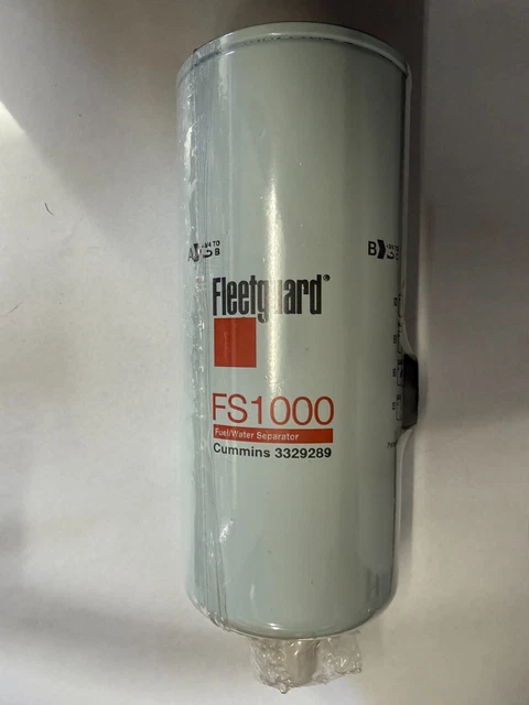 FLEETGUARD FUEL FILTER Fs1000 $42.13 - PicClick AU