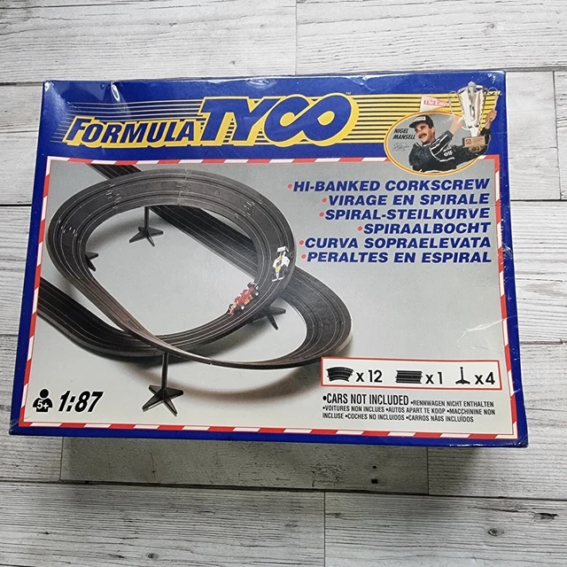 FORMULA TYCO SLOT Car 1:87 Nigel Mansell High Banked Corkscrew New ...