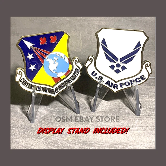 CHEYENNE MOUNTAIN OPS NORAD Space Force Command Challenge Coin 2" W ...