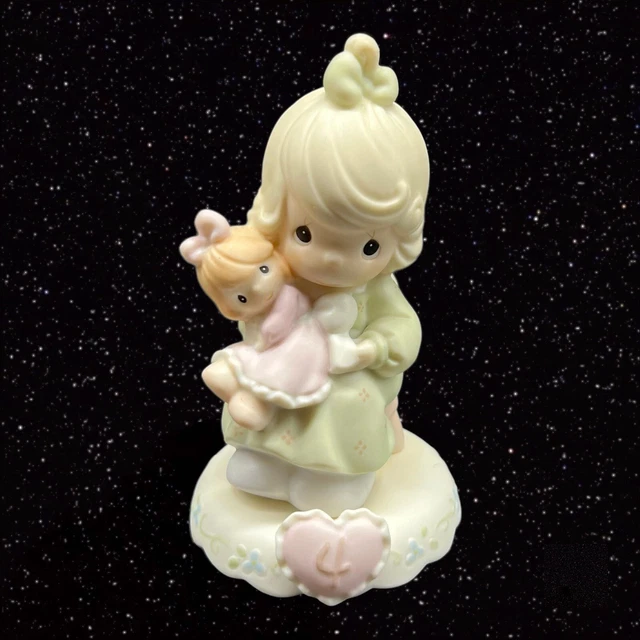 PRECIOUS MOMENT FIGURINE 136239 Growing In Grace Age 4 Enesco 1994 ...