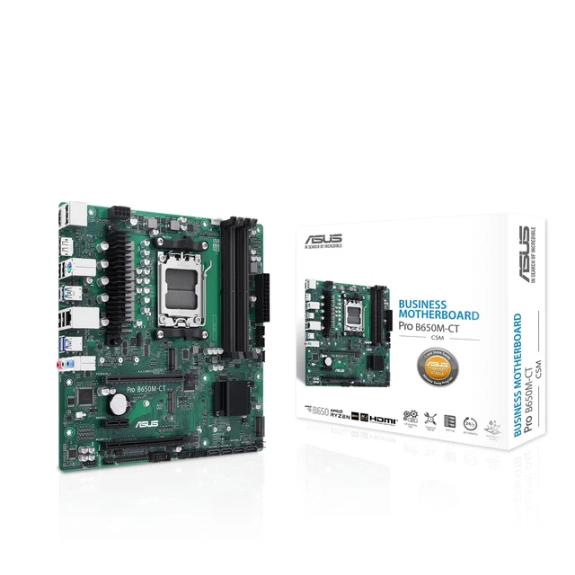 ASUS PRO B650M-CT-CSM Business Motherboard Socket AMD AM5 (Ryzen 7000 ...