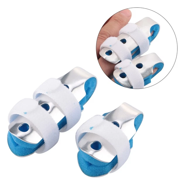 FINGER JOINT SPRAIN Fracture Fixation Splint Protection Brace Corrector ...