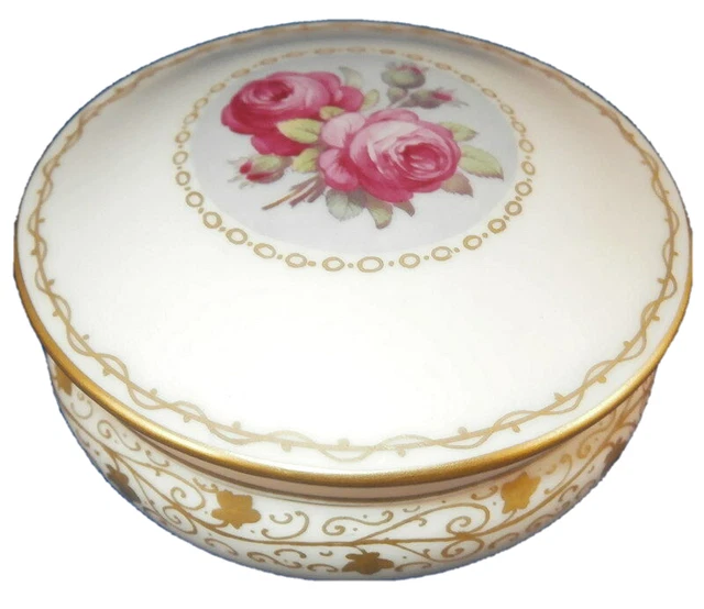 ART NOUVEAU KPM Berlin Porcelain Lidded Box Porzellan Dose German ...
