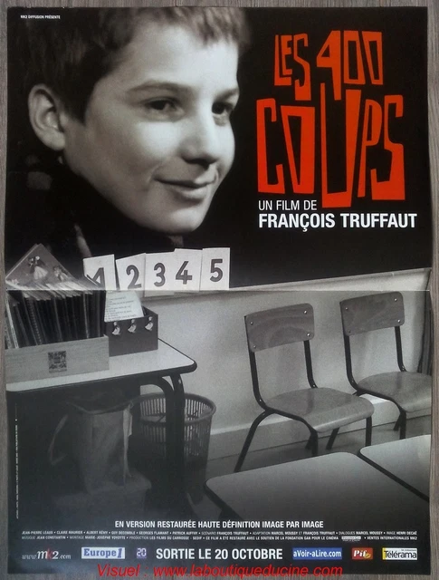 LES 400 COUPS Affiche Cinéma / Movie Poster François Truffaut EUR 24,90 ...