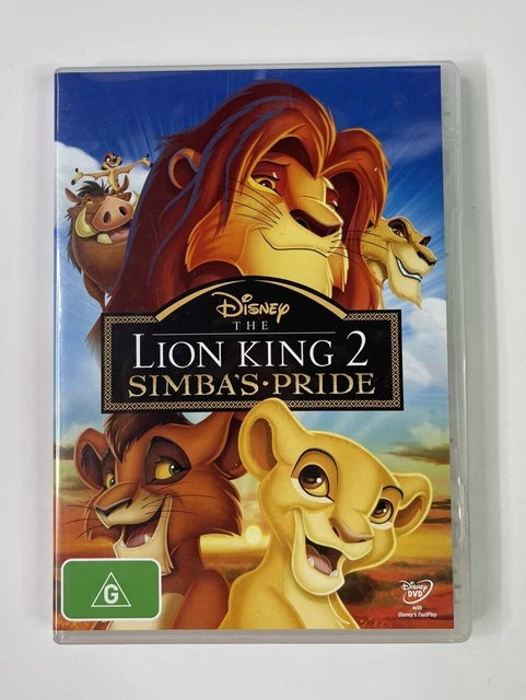 THE LION KING 2 Simba's Pride 1998 DVD Movie Animated Family Film Disney PAL 4 EUR 9,31 ...