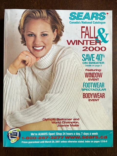 2000 SEARS FALL & Winter Catalogue Canada - Joanne Malar $85.00 ...