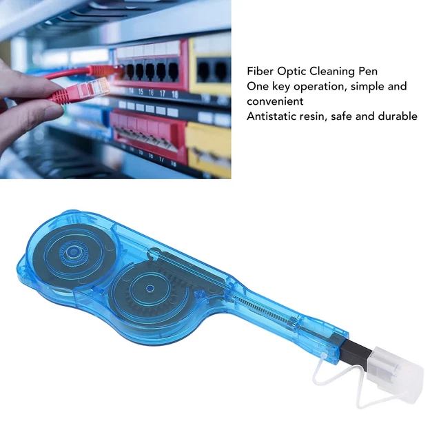FIBER CLEANER PEN Efficient Cleaning Fiber Optic Connector Cleaner Pen MPO MTP £14.50 - PicClick UK