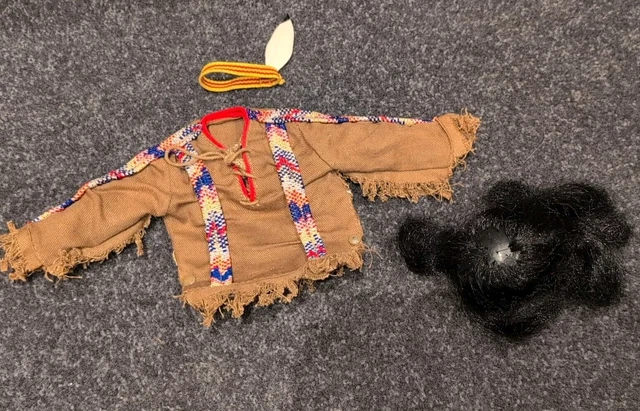 VINTAGE ACTION MAN Indian Brave Part Uniform 1980S Original £14.85 ...