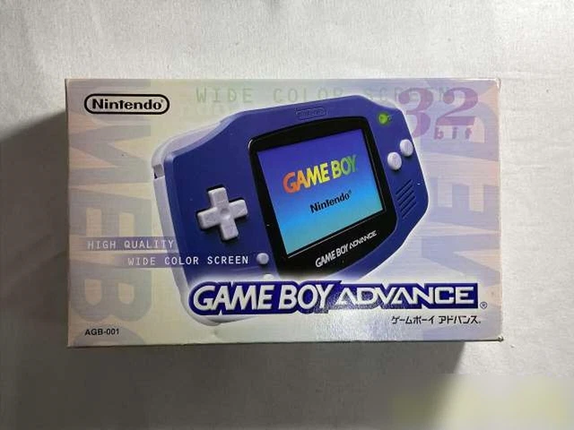 NINTENDO GAME BOY Advance Violette (AGB-001) Console Portable Avec ...