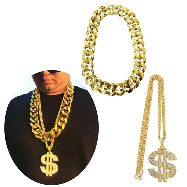 HIP HOP NECK Jewelry Rapper Chains CCB Material for Men and Women £9.48 ...