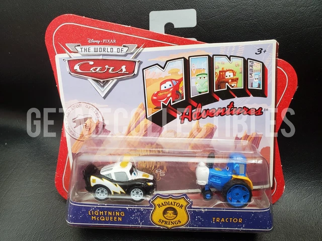 DISNEY PIXAR CARS Mini Adventures Lightning Mcqueen Tractor Sheriff ...