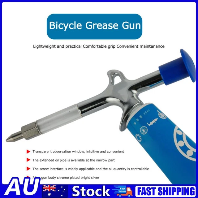 MTB BICYCLE GREASE Gun for 13mm Hose Grease Lubricating Gun Cycling ...
