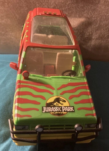 JURASSIC PARK LEGACY Collection Escape Ford Explorer Jeep Mattel 11" £ ...