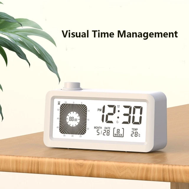 LARGE SCREEN 60 Minute Visual Timer Backlight Countdown Timer Kids and ...