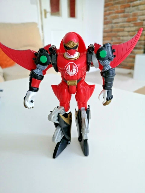 Power Rangers Ninja Storm Red Wind Triple Zord Morphin Action Figure 6786