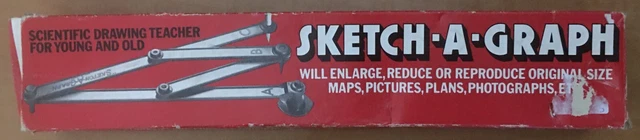 VINTAGE SKETCH-A-GRAPH SCIENTIFIC Drawing Teacher Copying Toy In ...