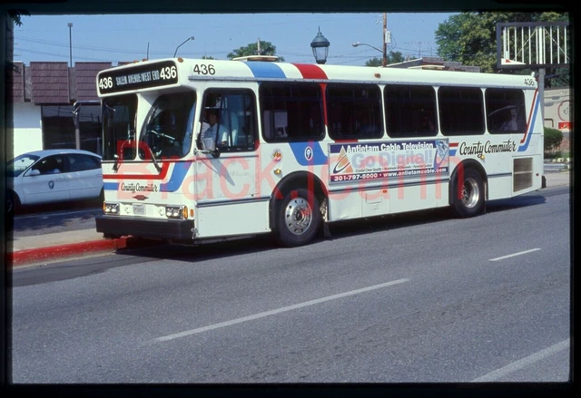 COUNTY COMMUTER HAGERSTOWN (MD) original bus slide # 436 taken 2004 $12 ...