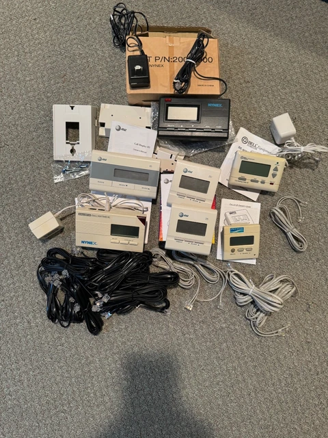 LOT OF 7 Caller ID boxes for landline telephone + accesories $7.00 ...
