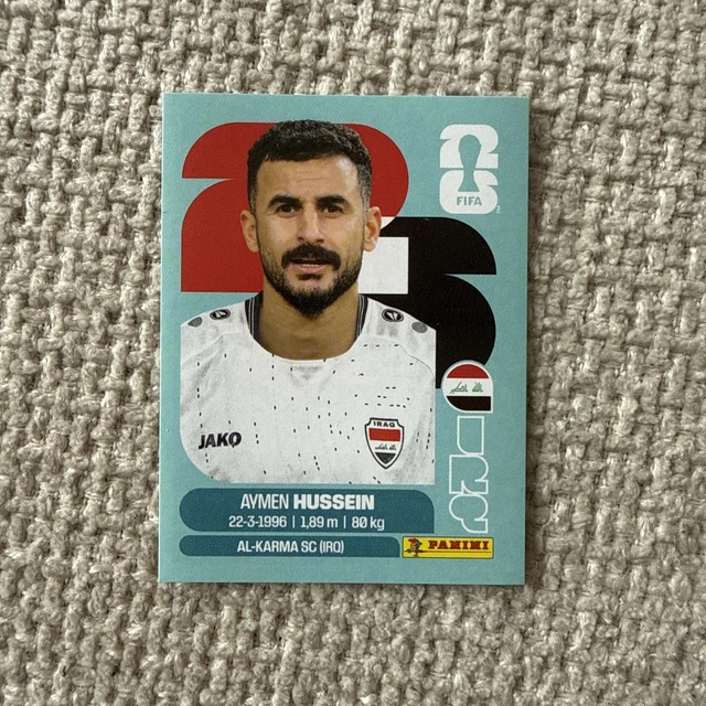 PANINI FIFA WORLD Cup 2026 Official Sticker Collection -Iraq- Aymen ...
