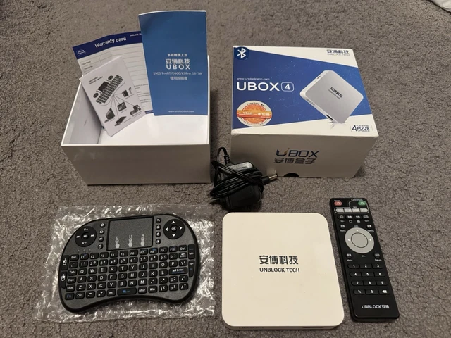 UNBLOCK TECH UBOX 4 S900 ProBT Gen 4 TV Box Media Streamer $156.37 ...