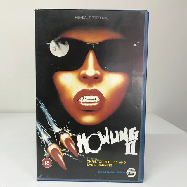 HOWLING 2 VHS Horror Big Box Ex Rental Video Christopher Lee - T8 £25. ...
