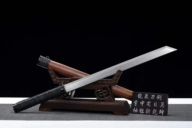 SINGLE EDGED STRAIGHT Best Short Sword Dao Weapon Shortsword Folded ...