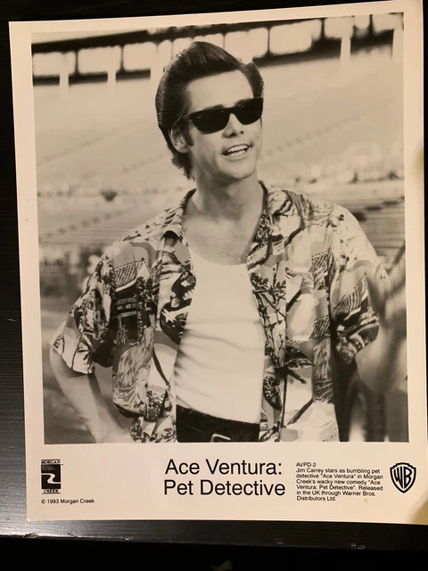 ACE VENTURA PET Detective -1993 Original Press Kit Promo Photo - Jim ...