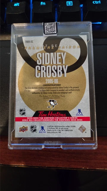 SIDNEY CROSBY AUTOGRAPH Tim Hortons 2024-2025 $651.25 - PicClick CA